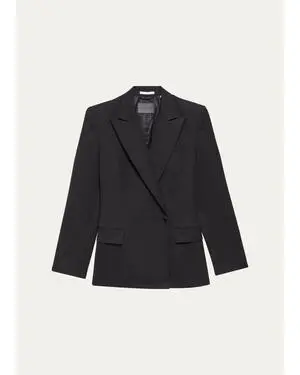 Helmut Lang Wool Gabardine Blazer - Black