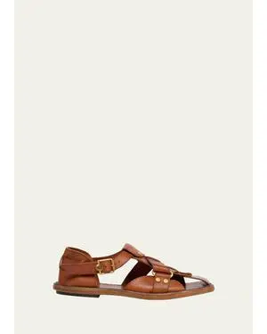 Versace Leather Sandals