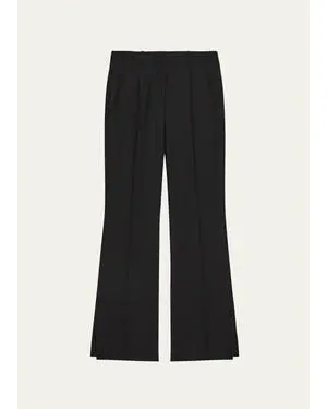 Helmut Lang Vented Wool Bootcut Pants