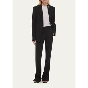 Helmut Lang Vented Wool Bootcut Pants