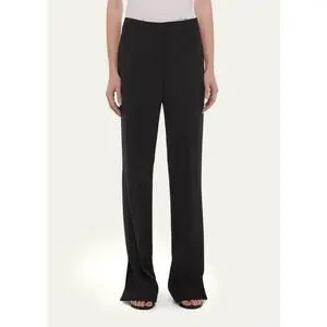 Helmut Lang Vented Wool Bootcut Pants