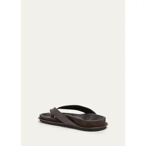 Jacquemus Les Tatanes Leather Thong Sandals