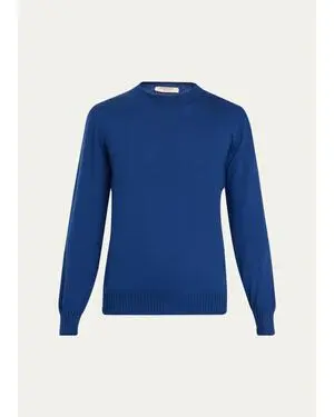 Fioroni Cashmere Crewneck Sweater - Navy