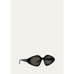Loewe Triangle Slim 50mm Geometric Sunglasses