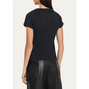 Marc Jacobs Marc Kiss Logo Shrunken T-shirt