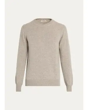 Fioroni 3-ply Cashmere Crewneck Sweater - Brown