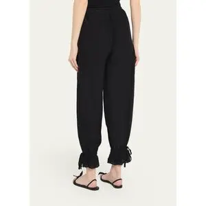 Ciao Lucia Pauli Silk Embroidered Pants