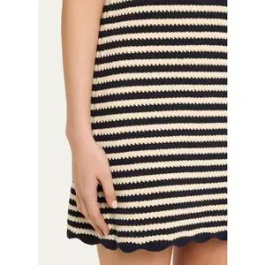 Ciao Lucia Domeka Crochet-knit Mini Dress