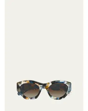 Chloé 53mm Recycled Acetate Cat-eye Sunglasses