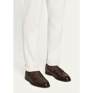 Brunello Cucinelli Deerskin Flex-sole Penny Loafers