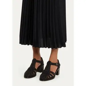 Church's 50mm Kelsey Plaid Tweed Fisherman Sandals