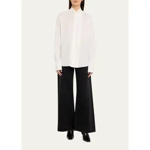 6397 Micro-pleated Long-sleeve Shirt