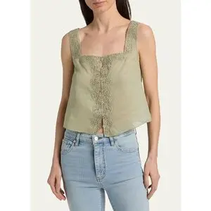 FRAME The Embroidered Blouse