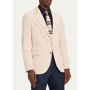 Brunello Cucinelli Carded Wool Single-breasted Sport Coat