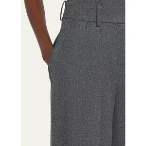 Michael Kors Pleated Wool Wide-leg Trousers