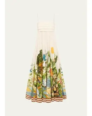 ALEMAIS Toucan Tango Midi Dress - Multi