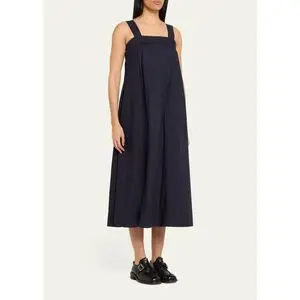 3.1 Phillip Lim Square-neck Cotton Midi Dress