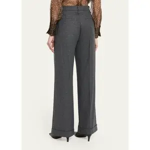 Brunello Cucinelli Cashmere-wool Wide-legs Trousers