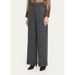 Brunello Cucinelli Cashmere-wool Wide-legs Trousers