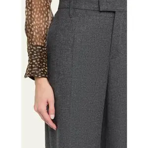 Brunello Cucinelli Cashmere-wool Wide-legs Trousers