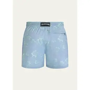 Vilebrequin Bubbles And Turtles Packable Swim Trunks