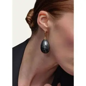 SAULÉ Nova Earrings In Phantom Black