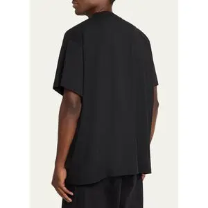 Balenciaga Logo Graphic Cotton Jersey T-shirt