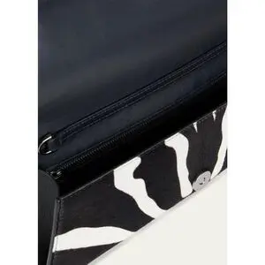 Akris Small -print Calf Hair Clutch Bag