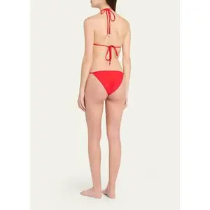 Ramy Brook Odetta Ring Bikini Bottoms - Flame