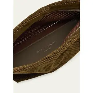 Proenza Schouler Bond Perforated Suede Shoulder Bag