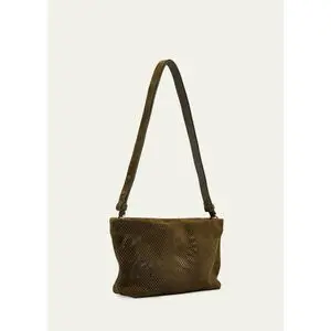 Proenza Schouler Bond Perforated Suede Shoulder Bag