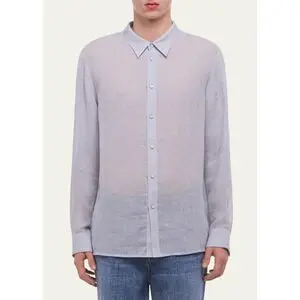 Helmut Lang Relaxed Fit Linen Button-down Shirt