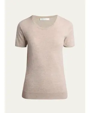 THE ROW Nova Scoop-neck Cashmere Top