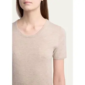 THE ROW Nova Scoop-neck Cashmere Top
