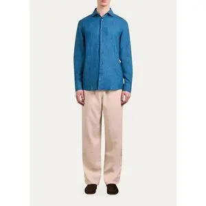 Frescobol Carioca Antonio Linen Button-down Shirt