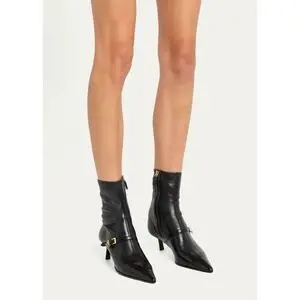 Prada 55mm Stivaletti Leather Ankle Booties