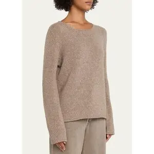 THE ROW Nitha Cashmere Knit Crewneck Sweater