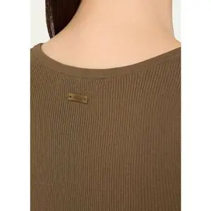 Max Mara Scoop-neck Ribbed Tank Top