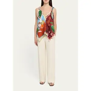 ALEMAIS X Karlee Mackie Mlak Silk Twill Top