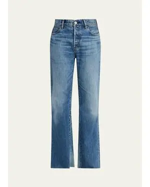Moussy Vintage Remake Flare Jeans - Blue