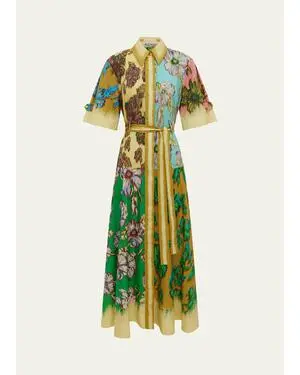 ALEMAIS Jerry Maxi Shirtdress