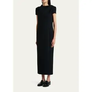 Khaite Iryl Backless Column Midi Dress