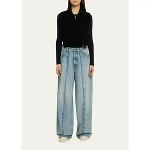 MAISON MARGIELA Seamed Wide-leg Jeans