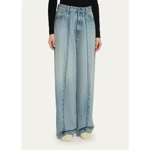 MAISON MARGIELA Seamed Wide-leg Jeans