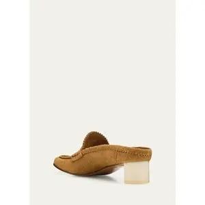 MAISON MARGIELA 25mm Suede Mule Loafers