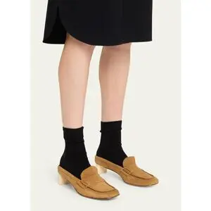 MAISON MARGIELA 25mm Suede Mule Loafers