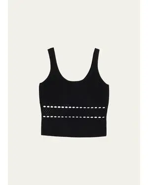 Simkhai Fitzgerald Open-work Tank Top