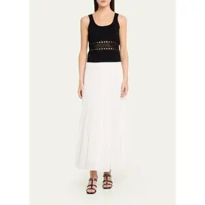 Simkhai Fitzgerald Open-work Tank Top