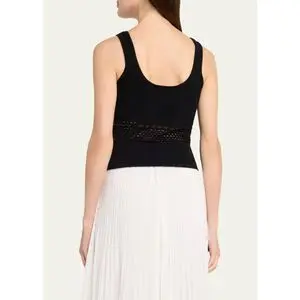 Simkhai Fitzgerald Open-work Tank Top