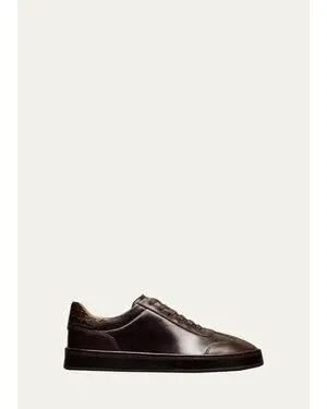 Allen Edmonds Hawthorne Leather T-toe Low-top Sneakers